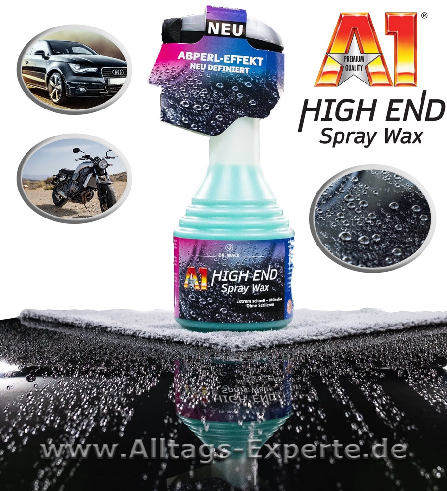 A1 High End Spray Wax – Abperl-Effekt