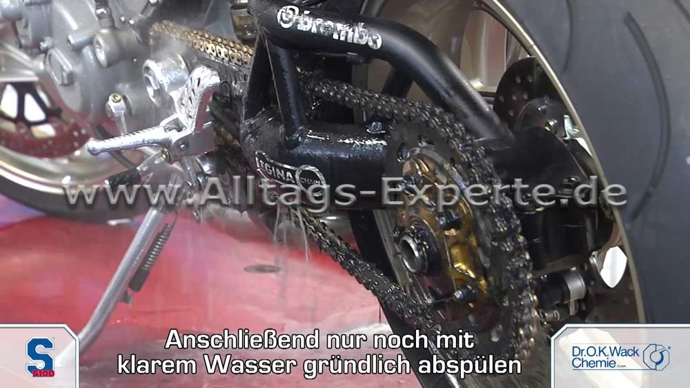 S100 Kettenreiniger Spray - Motorradkette reinigen