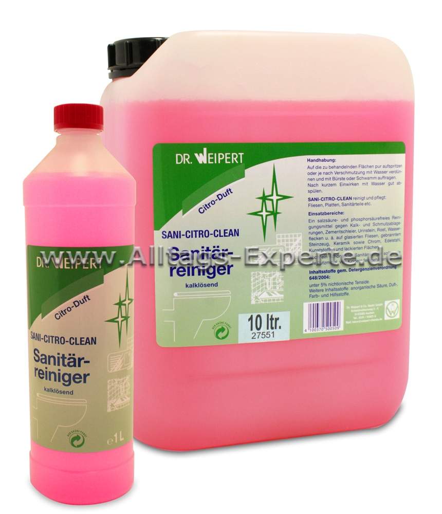 Dr. Weipert Sani-Citro-Clean Sanitärreiniger Kalklöser